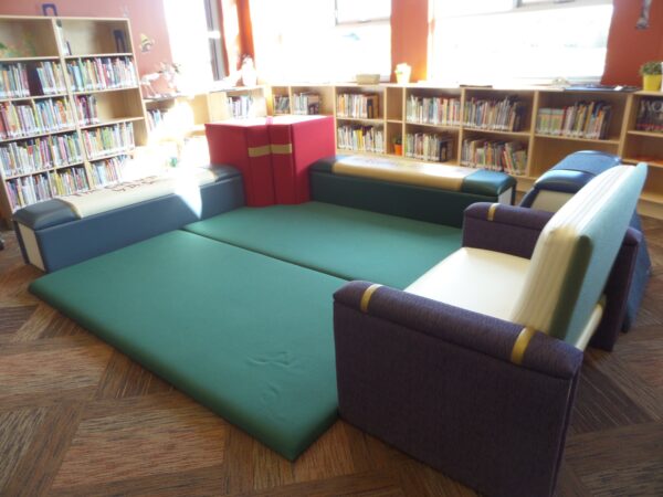 Big Cozy Books, Children’s Library Booths, Children’s soft Seating ...